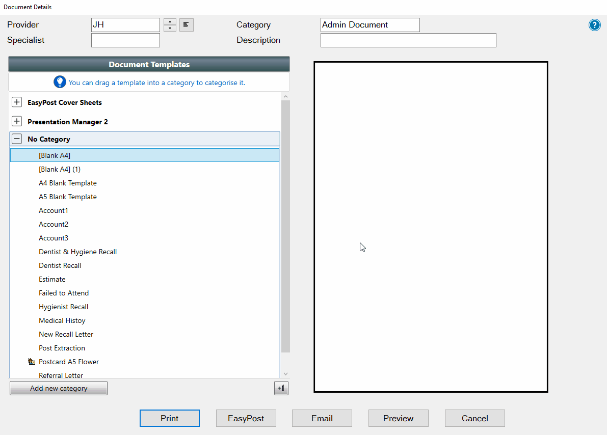 Presentation Manager 2: creating and editing templates – EXACT Help Centre