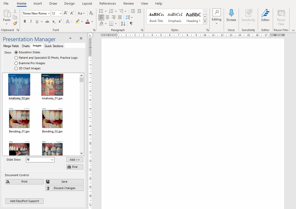 Presentation Manager 2: creating and editing templates – EXACT Help Centre