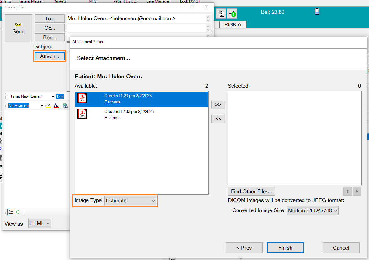 Treatment plan estimates – EXACT Help Centre