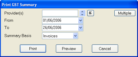 GST Summary – EXACT Help Centre