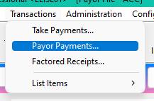 Processing Payor Payments in New Zealand – EXACT Help Centre