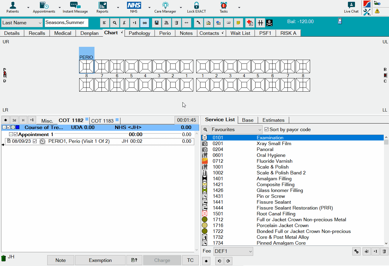 The UDA tab – EXACT Help Centre