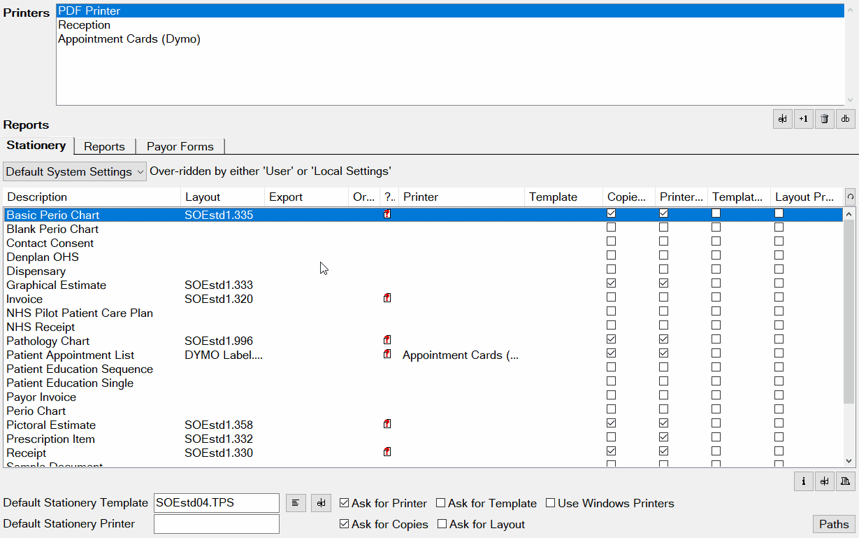 Configuring a Printer – EXACT Help Centre