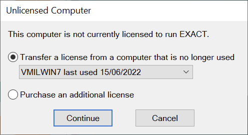 EXACT Release Notes (V13.16-V13.1075) – EXACT Help Centre