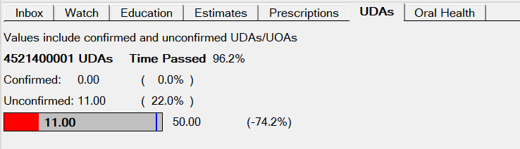 The UDA tab – EXACT Help Centre