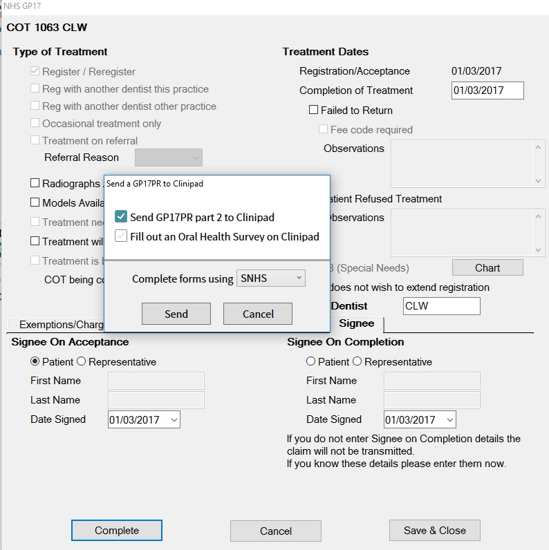 GP17PR Part 2 - Completing the Appointment (Clinipad) – EXACT Help Centre