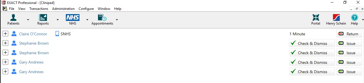 GP17PR part 1 and CHI - arriving the patient (Clinipad) – EXACT Help Centre