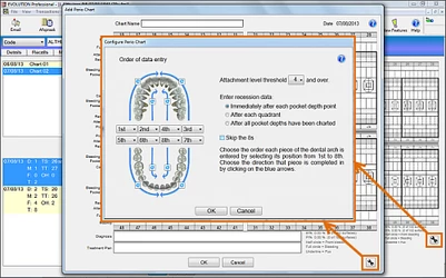 Single screen perio charting – EXACT Help Centre