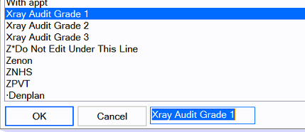 X-ray grade audit report (custom screen) – EXACT Help Centre