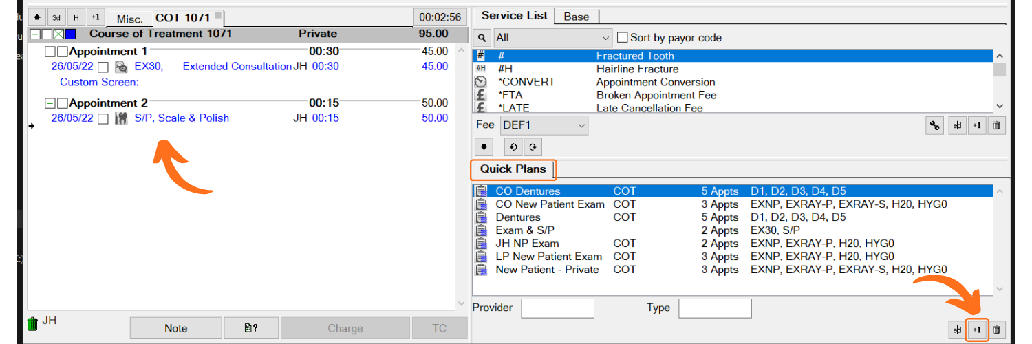 Quick Plans – EXACT Help Centre